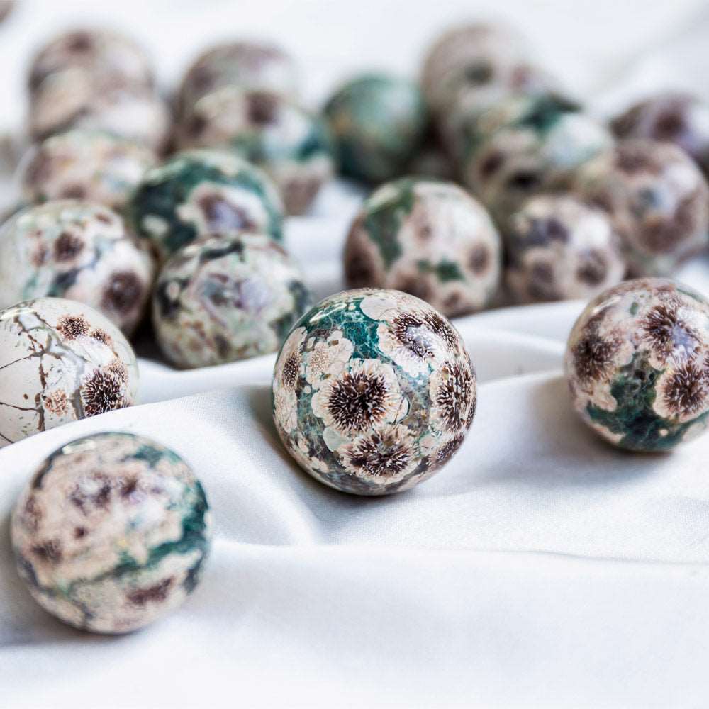 Reikistal Russia Flower Agate Ball